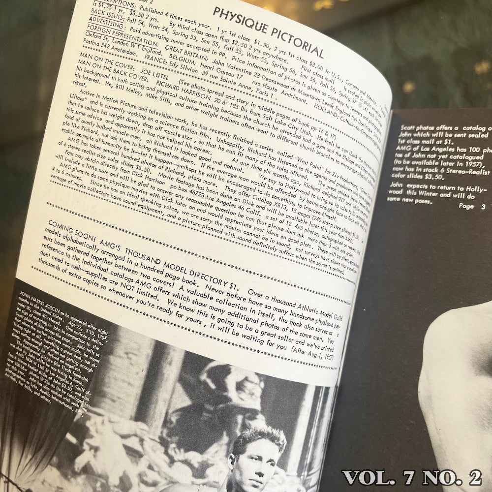 Physique Pictorial, Volume 7 - Vintage 1957 – Pygmy Hippo Shoppe