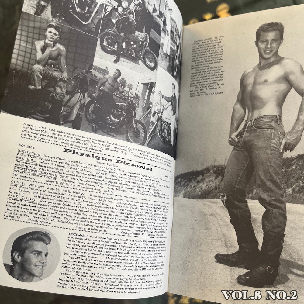 Physique Pictorial. Volume 8 - Vintage 1958 – Pygmy Hippo Shoppe