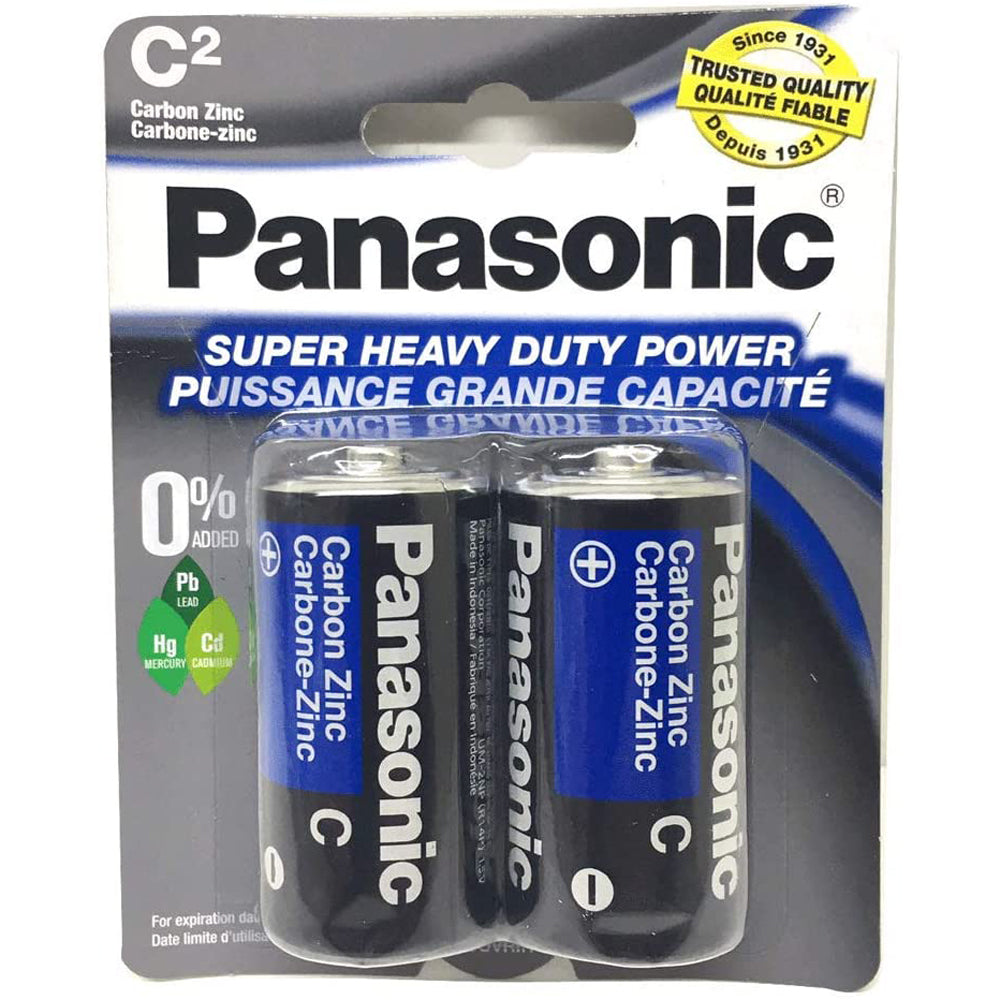 Panasonic C Battery 2 Pack – Pygmy Hippo Shoppe