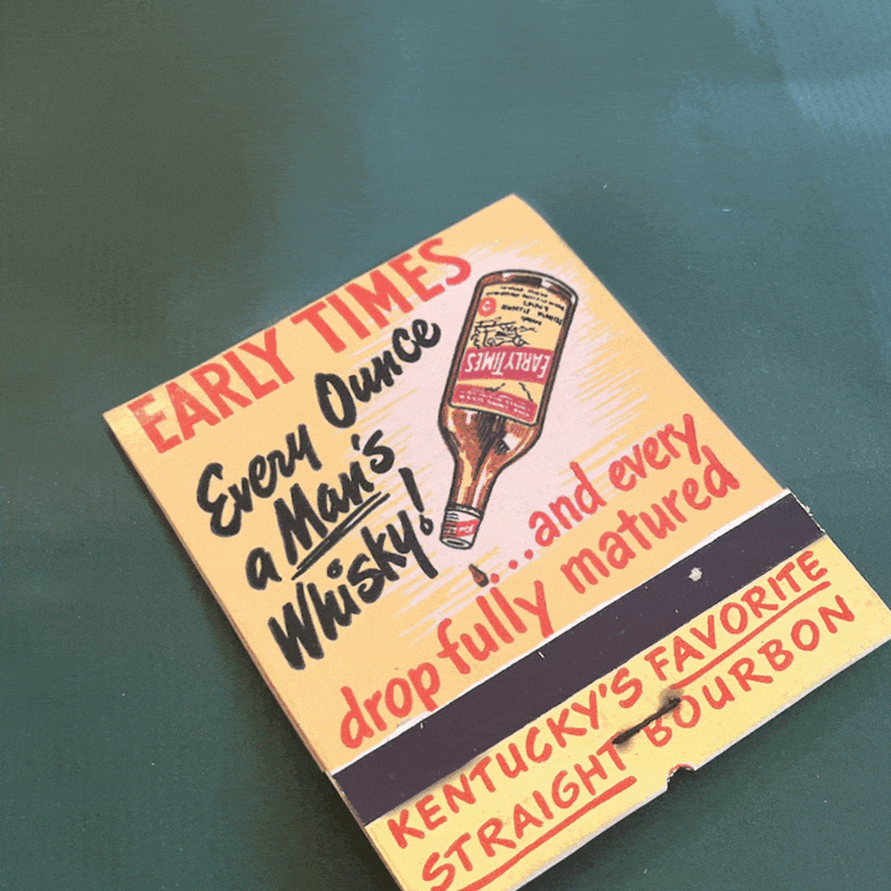 Vintage Restaurant & Bar Matches – Pygmy Hippo Shoppe